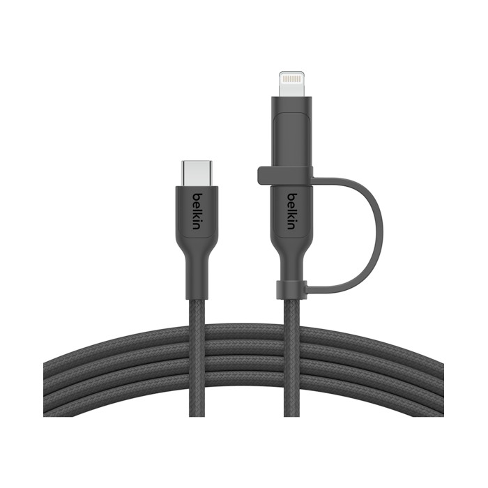 Belkin Belkin 'BoostCharge Pro' 2-in-1 Cable with USB-C and Lightning ...