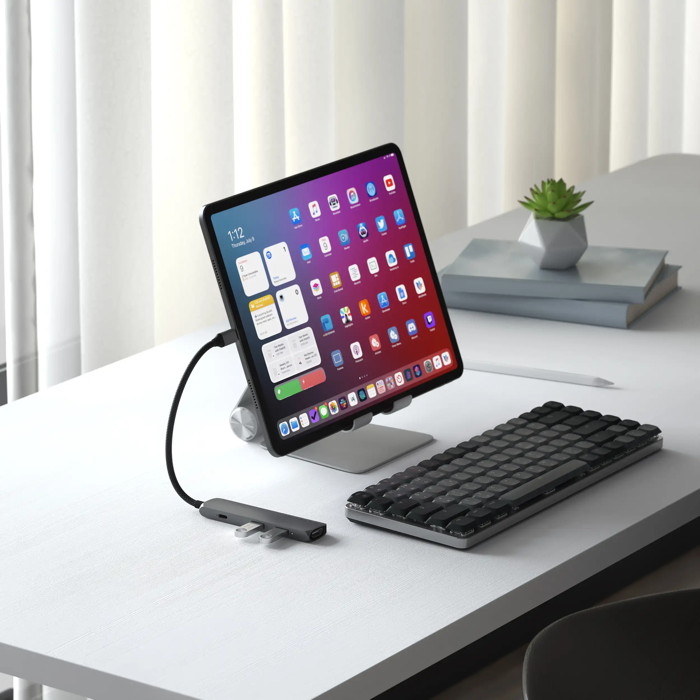 Satechi Satechi 4-in-1 USB-C Slim Multiport Adapter 4K / Space Grey ...