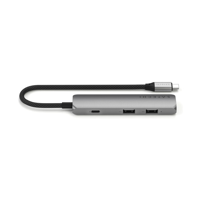 Satechi Satechi 4-in-1 USB-C Slim Multiport Adapter 4K / Space Grey ...