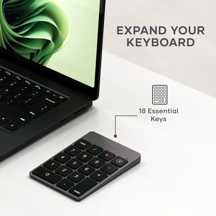 Satechi Satechi Aluminum Slim Rechargeable Bluetooth Keypad / Space ...