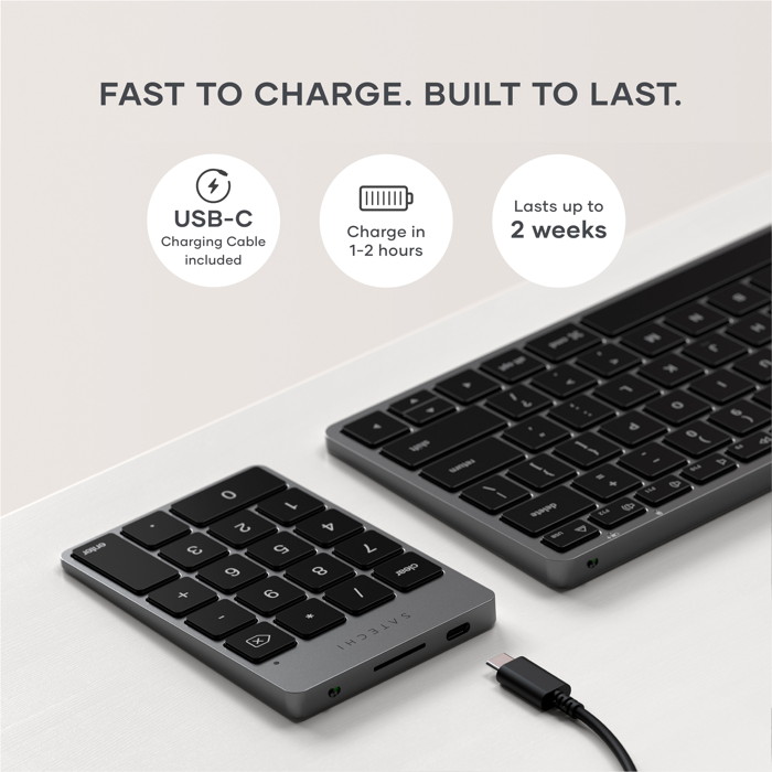 Satechi Satechi Aluminum Slim Rechargeable Bluetooth Keypad / Space ...