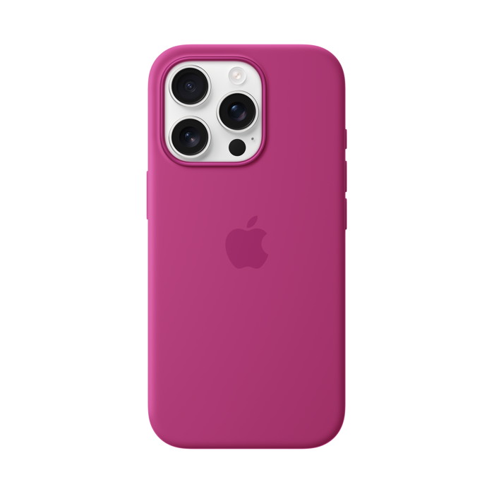 Apple Silicone Case with MagSafe for iPhone 16 Pro / Fuchsia | i-System