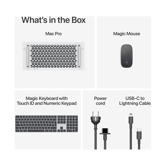 Apple Apple Mac Pro (Rack) M2 Ultra / 24-Core CPU / 60-Core GPU / 64GB ...