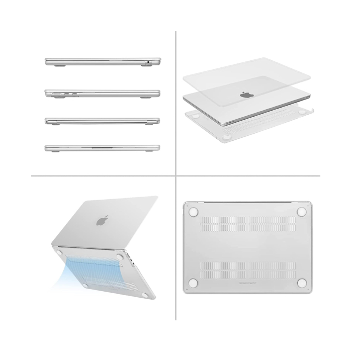 Mosiso Mosiso Hard Case 3-in-1 for MacBook Air 13" M2/M3/ Frost μόνο με ...