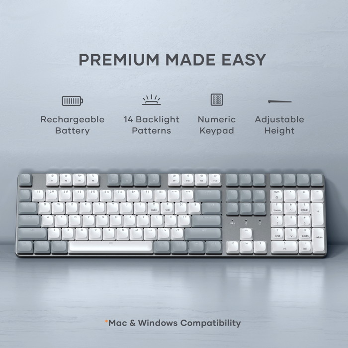 Satechi Satechi 'SM3' Slim Mechanical Backlit Bluetooth Keyboard ...