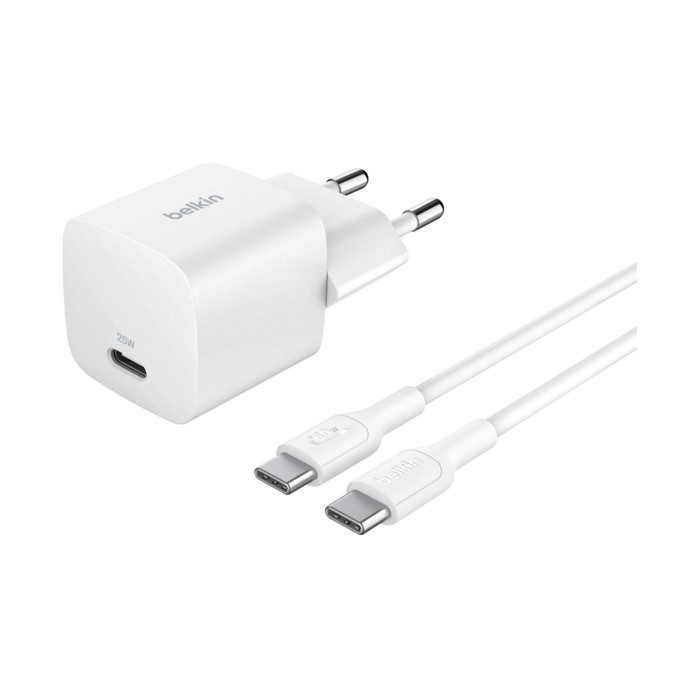 Belkin Belkin 'BoostCharge' 25W USB-C Cube Home Charger with PPS + 1m ...